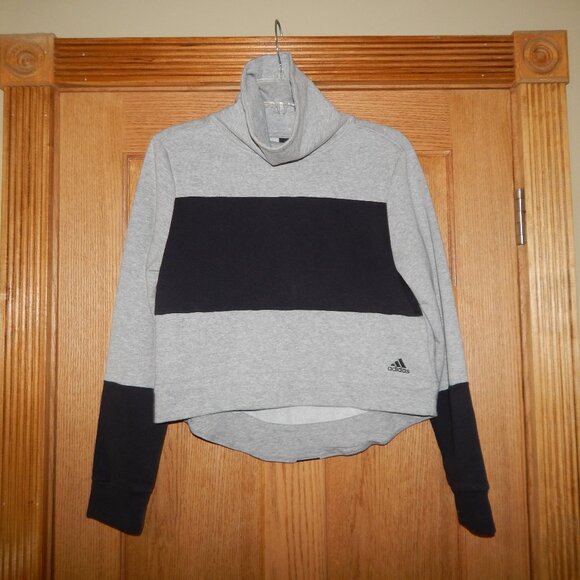 adidas | Tops | Womens Size Small S Adidas Turtleneck Crop Long Sleeve ...